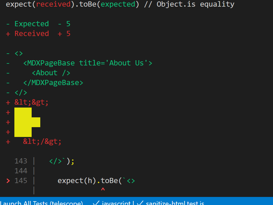 Code escaping/highlighting bug · Issue #1801 · Seneca-CDOT/telescope · GitHub