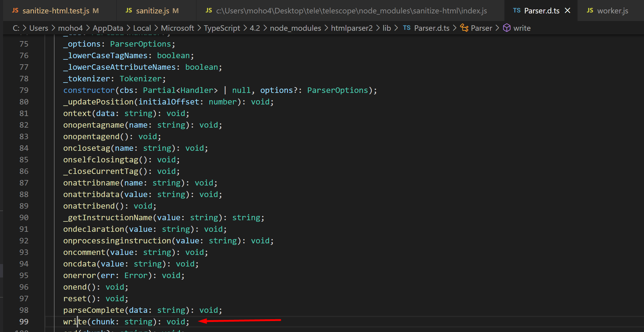 Code escaping/highlighting bug · Issue #1801 · Seneca-CDOT/telescope · GitHub