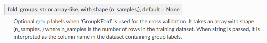 [BUG] model trained on fold_group column when using groupkfold cv · Issue #1291 · pycaret ...