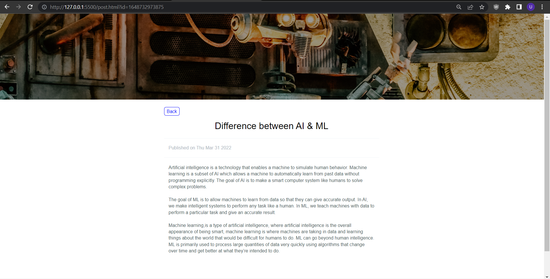 Github Utkarsh 002 Blogsite