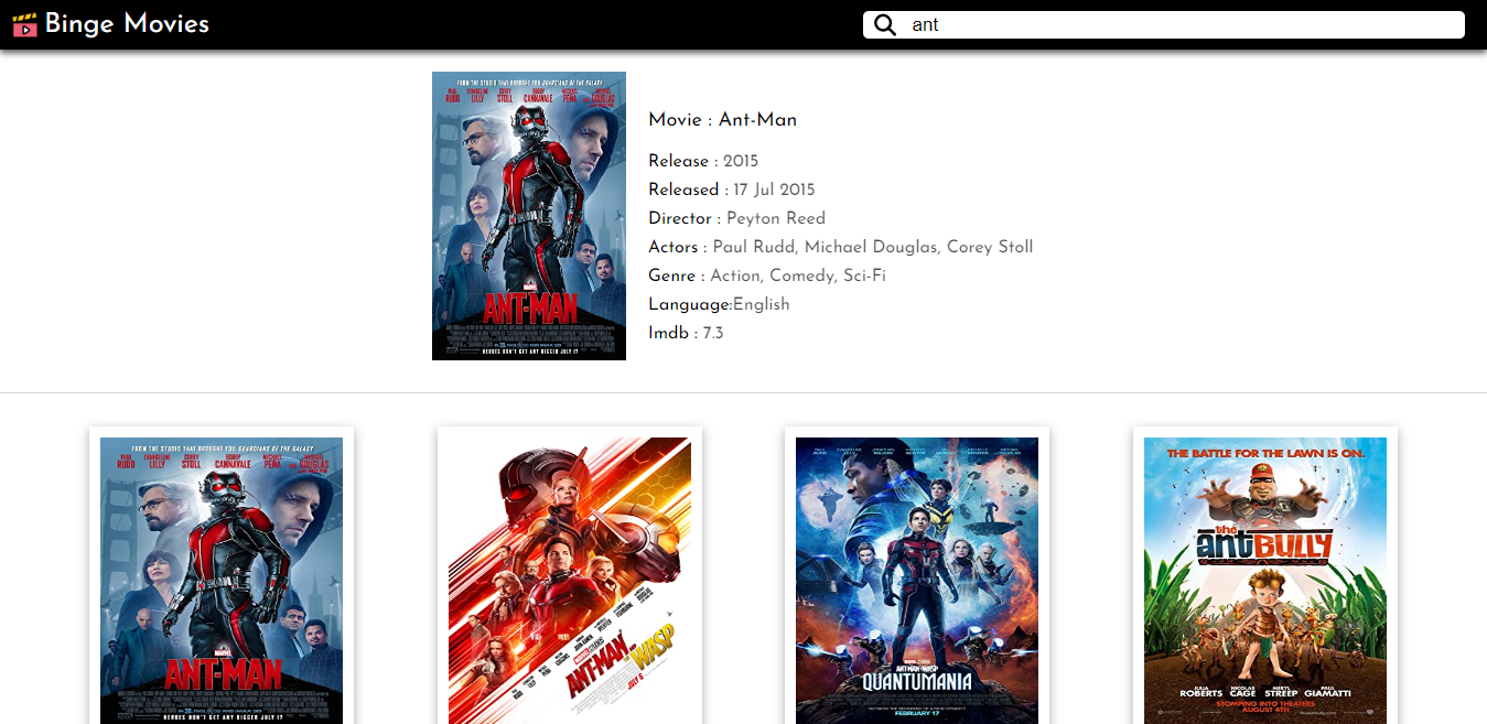 Github Abhayroboticsbinge Movies App A React App That Uses Omdb Api