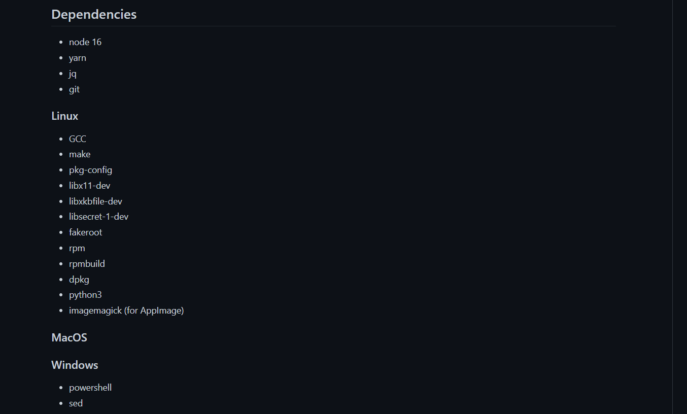 missing MacOS dependencies · Issue #1282 · VSCodium/vscodium · GitHub