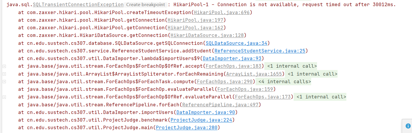 关于连接超时 · Issue 140 · Newbieorange Sustech Sql Project2 Public · Github