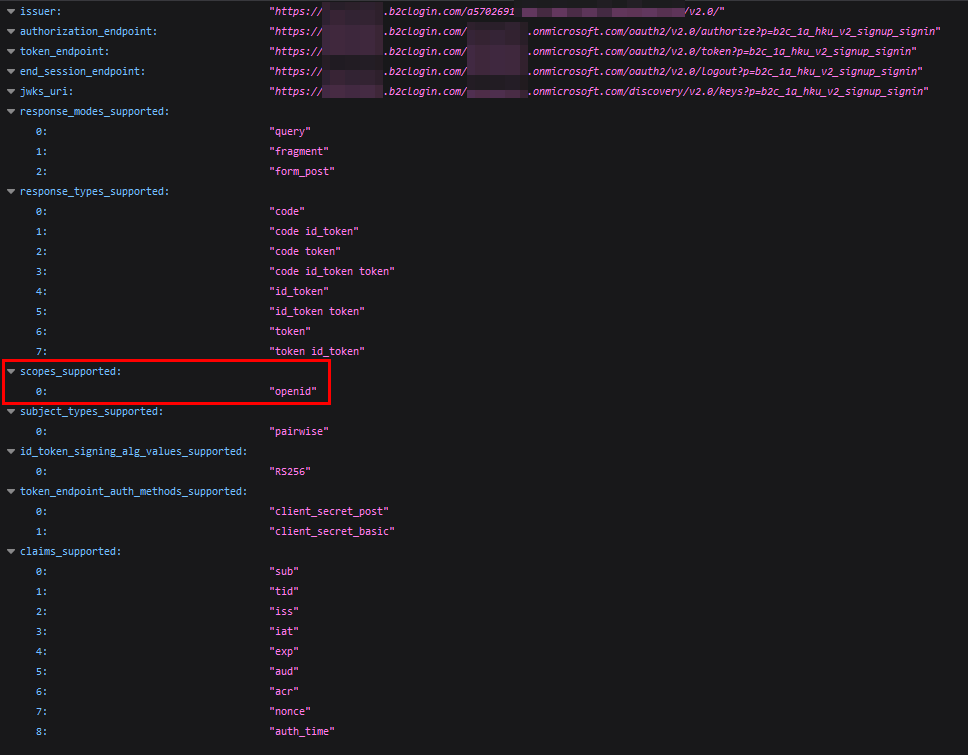 Using Azure B2C with Open ID Connect · Issue #1364 · nuxt-community ...