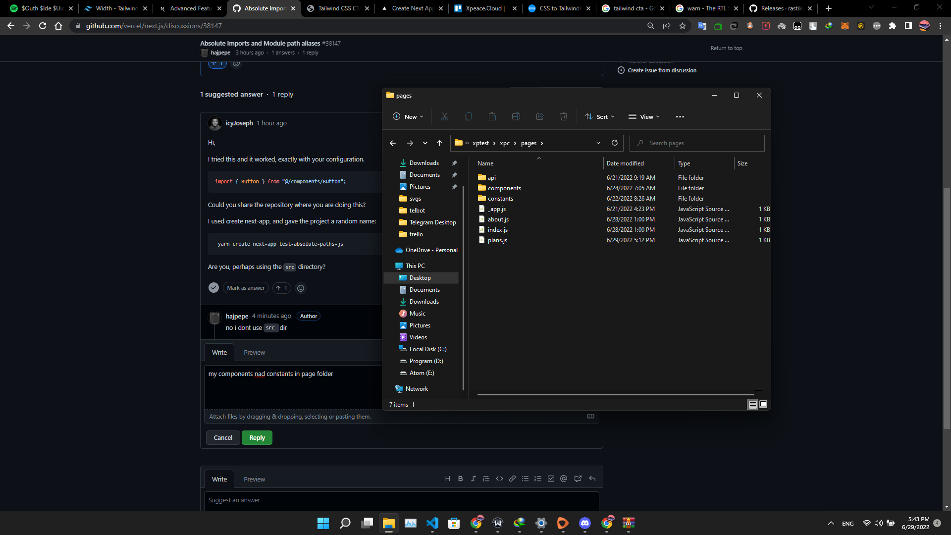 Absolute Imports and Module path aliases · vercel next.js · Discussion #38147 · GitHub