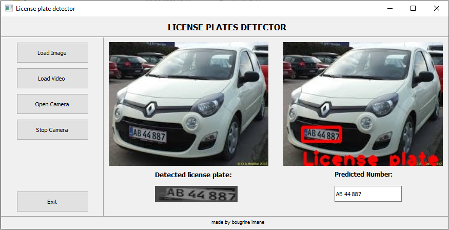 GitHub - Bougrine-Imane/License-Plate-Detector