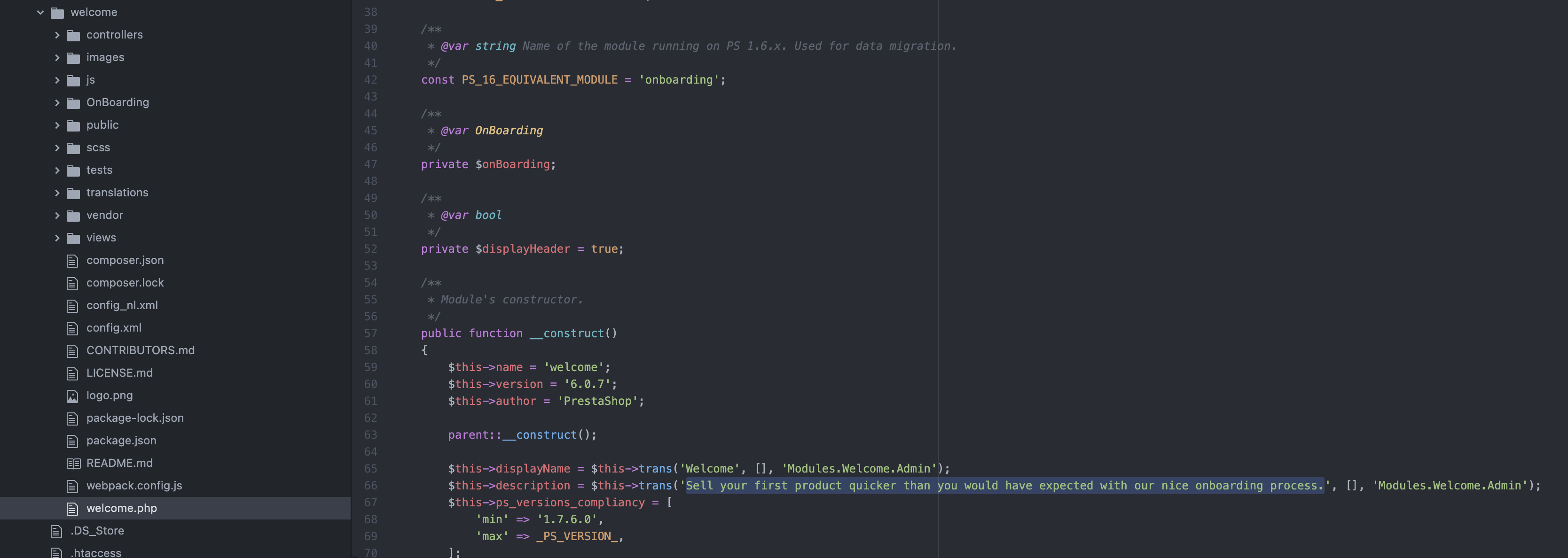 Module Description gives "missing" Translation issue · Issue #27351 · PrestaShop/PrestaShop · GitHub