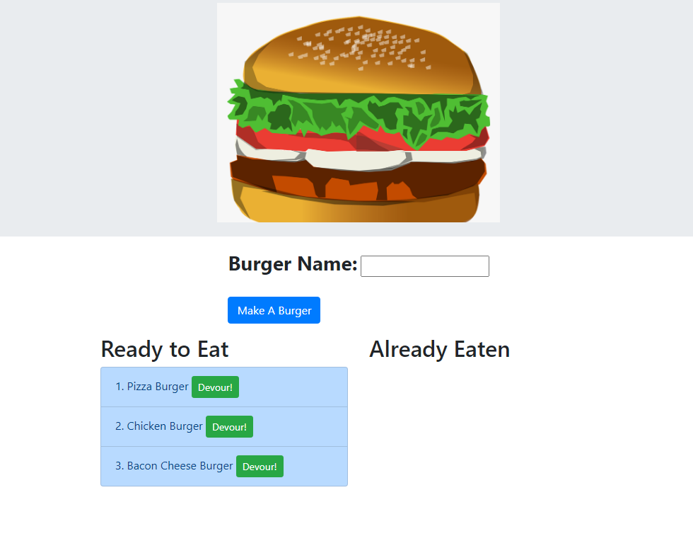 Github Bmaha2 Burger