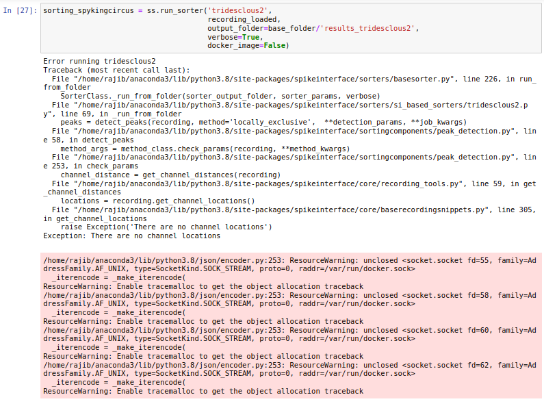 Problem with saving recording, dumping, and setting up sorters · Issue #1364 · SpikeInterface ...
