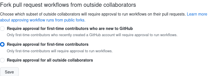 What happens if a third-party contributor changes .github/actions workflows? · community ...