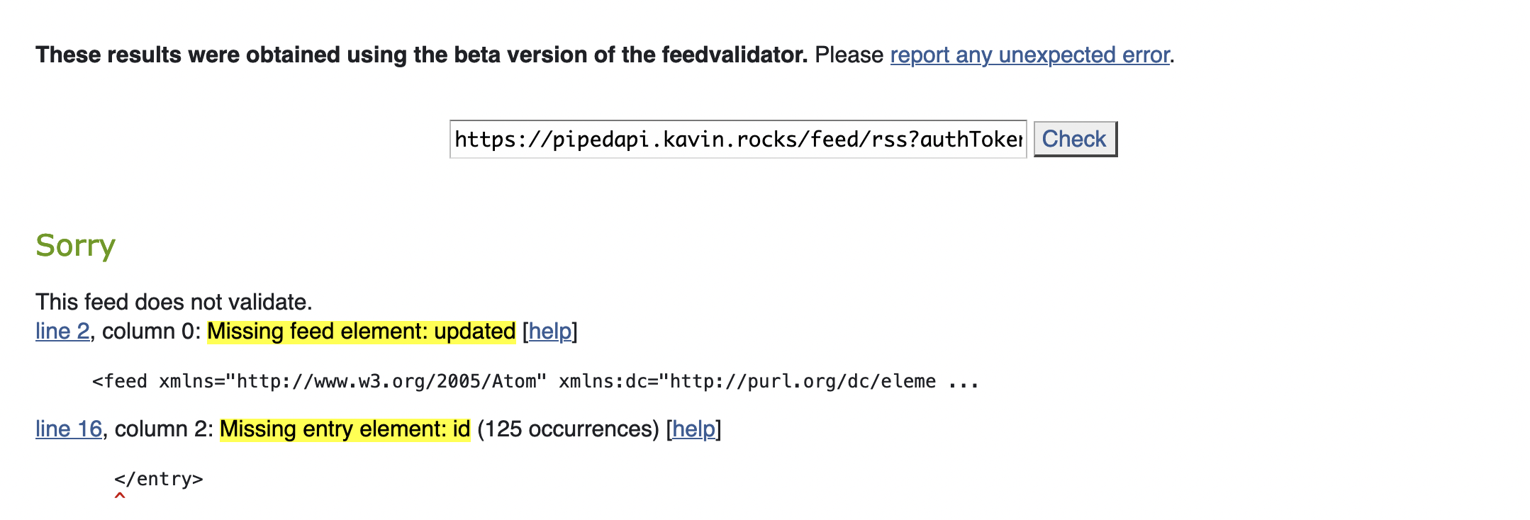 Does RSS feeds work? · Issue #698 · TeamPiped/Piped · GitHub
