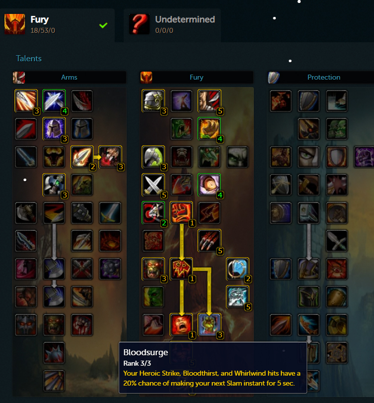 Warrior abilities BUG - (Bloodsurge level 10) · Issue #12832 · azerothcore/azerothcore-wotlk ...