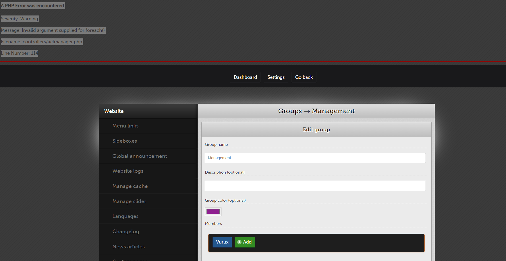 BUG Page Admin · Issue #133 · FusionGen/FusionGEN · GitHub