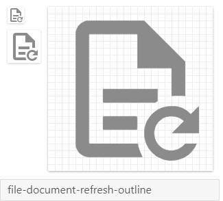 file-document-refresh-outline · Issue #6975 · Templarian/MaterialDesign · GitHub