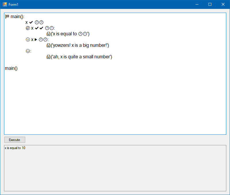 GitHub - sbrugel/emojilang: Fake programming language based on Python ...