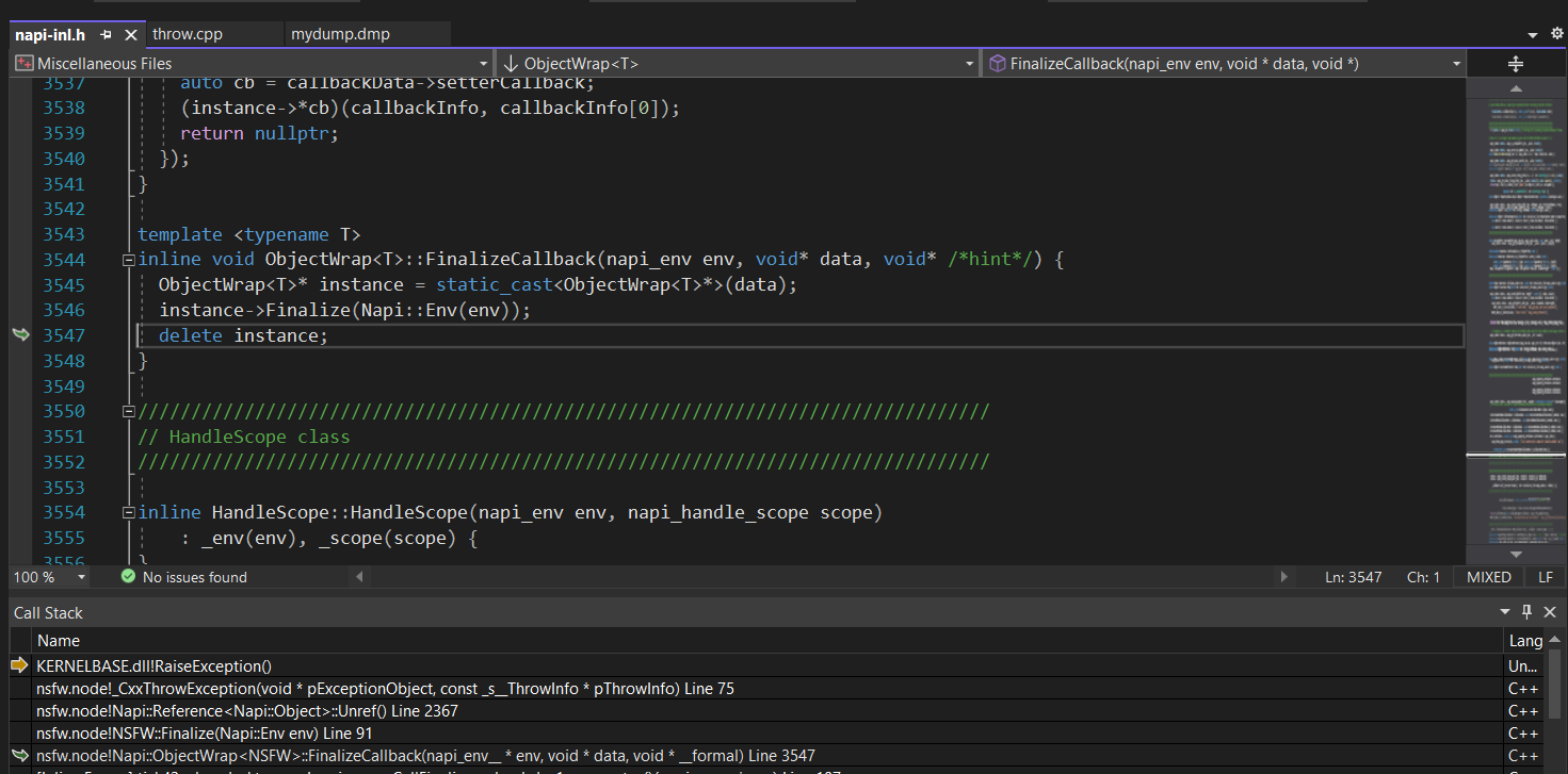 Crash on every electron shutdown · Issue #157 · Axosoft/nsfw · GitHub