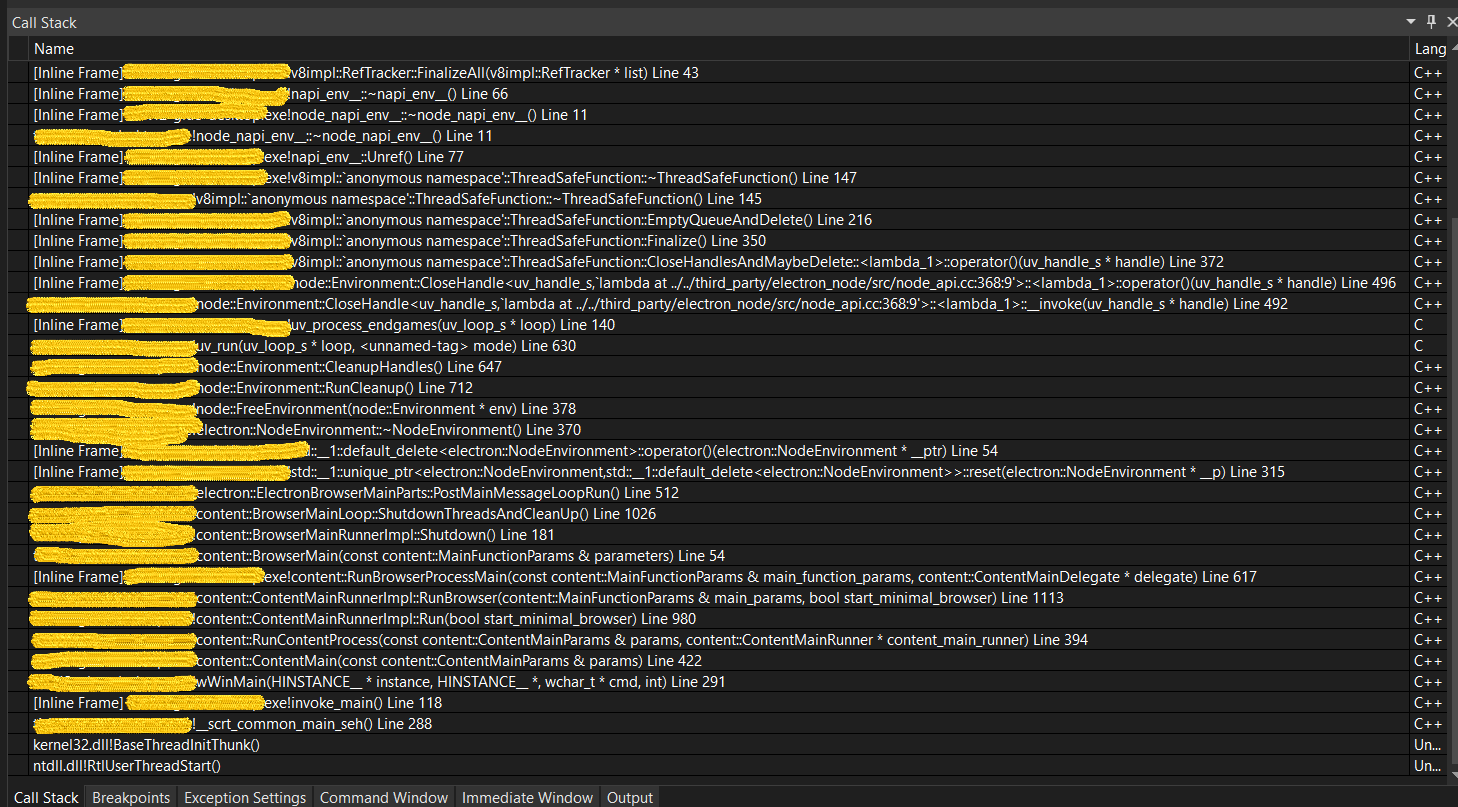 Crash on every electron shutdown · Issue #157 · Axosoft/nsfw · GitHub