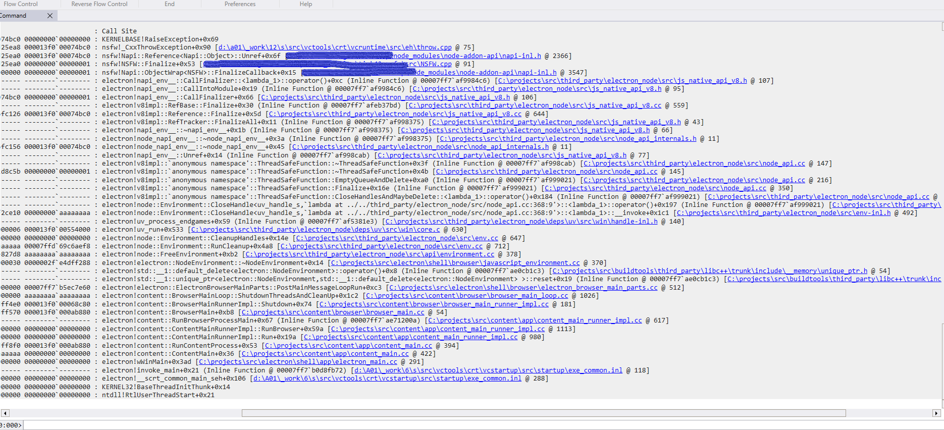Crash on every electron shutdown · Issue #157 · Axosoft/nsfw · GitHub