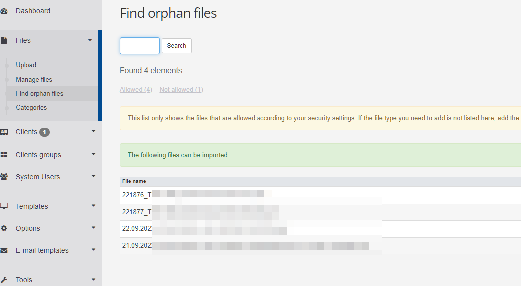 To Find And Choose The Orphan Files Takes A Longer Time · Issue 1137 