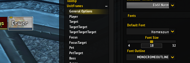 Font size doesn't enlarge text beyond 18 · Issue #621 · ElvUI-WotLK/ElvUI · GitHub