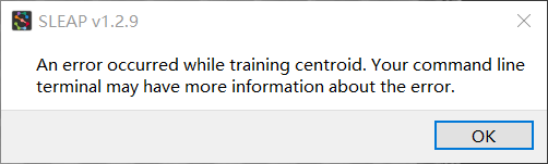 Training `subprocess` Has `returncode` Of 1 Even Though Successful Training · Issue 1193