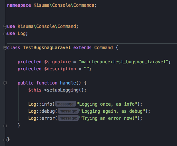 LaravelLogger does not implement Log::listen() and Log::getMonolog(), present in default Log ...