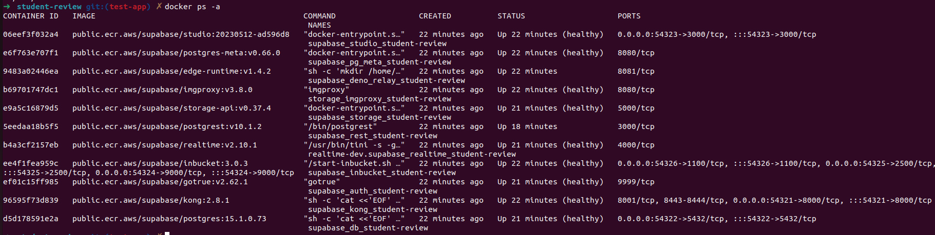 Service Not Healthy : API not working · Issue #1275 · supabase/cli · GitHub