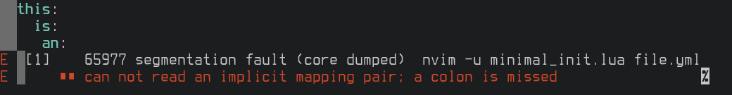 Segmentation fault · Issue #15964 · neovim/neovim · GitHub