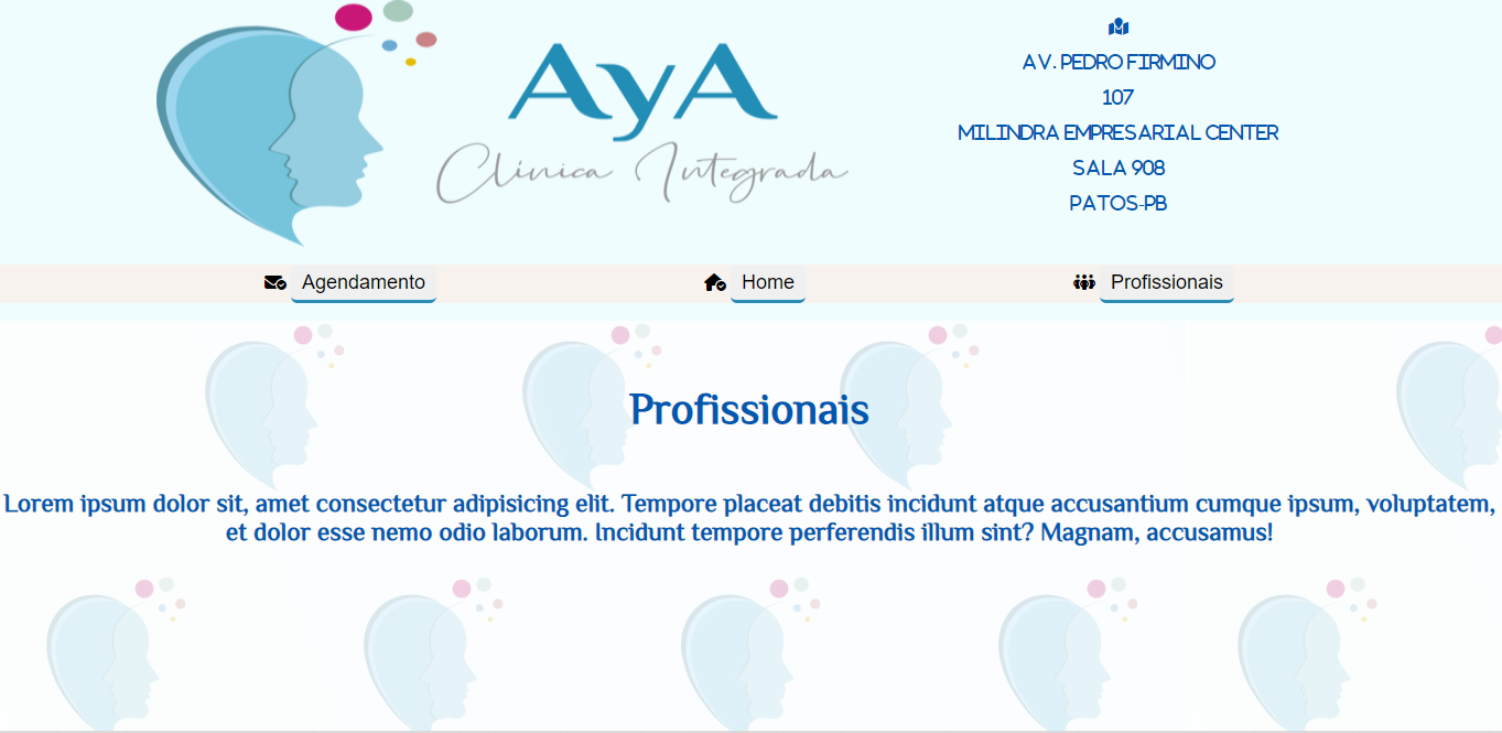 GitHub - KelveNunes/Aya-clinica-integrada: Homepage aya clinica