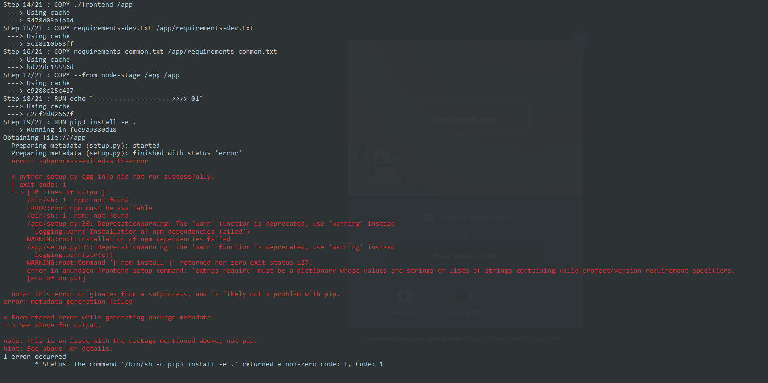 Python Setup py Egg info Did Not Run Successfully Issues Antenna