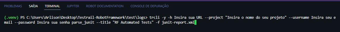 GitHub - arlisonmarreiro/Testrail-RobotFramework