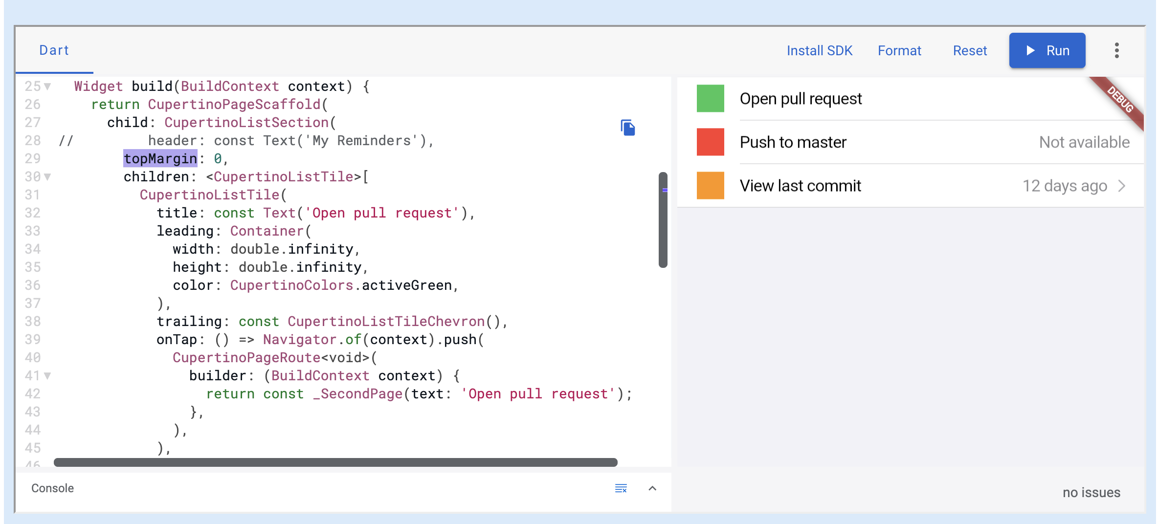 CupertinoListSection should have option to remove/customize padding · Issue #121543 · flutter ...