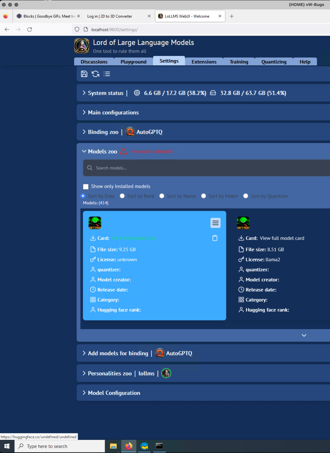 Models in Zoo show up as undefined on model card mouse over and 404 on HF · Issue #371 ...