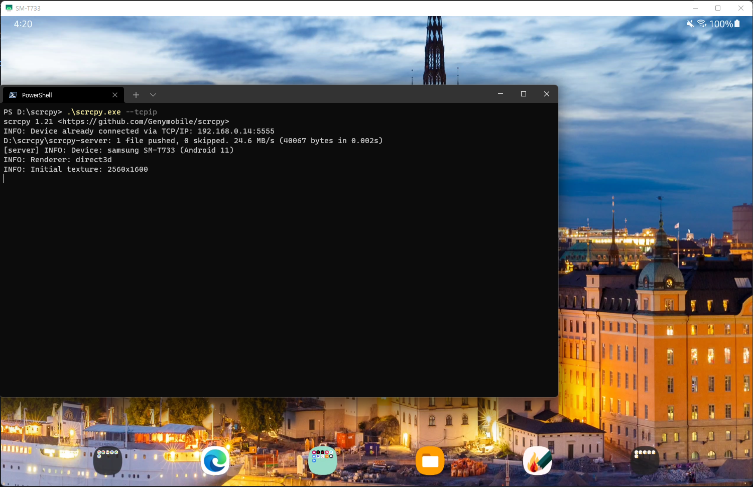 Scrcpy shows green screen when executed with -f option · Issue #2839 ...