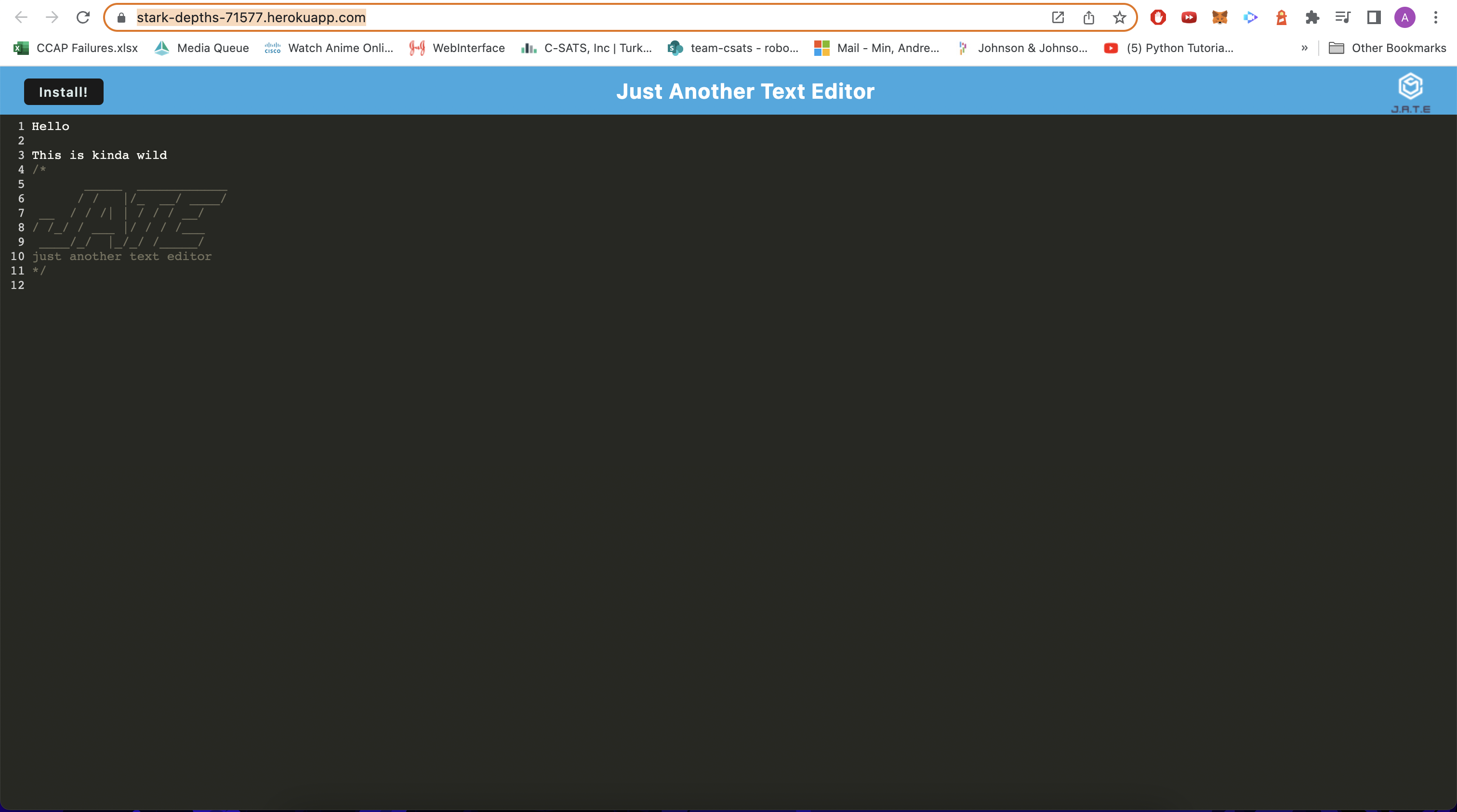 GitHub - min-andrew/Text-Editor
