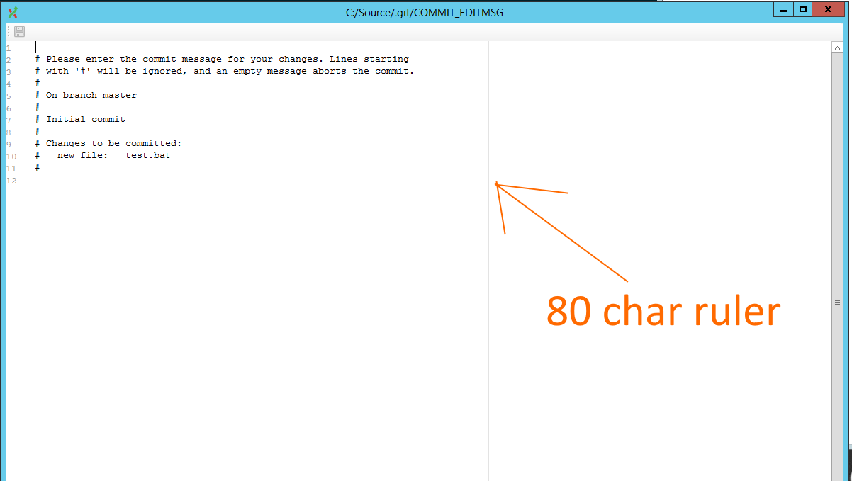 V3 0 Of Gitextensions File Editor No Longer Has 80 Char Ruler · Issue 6074 · Gitextensions