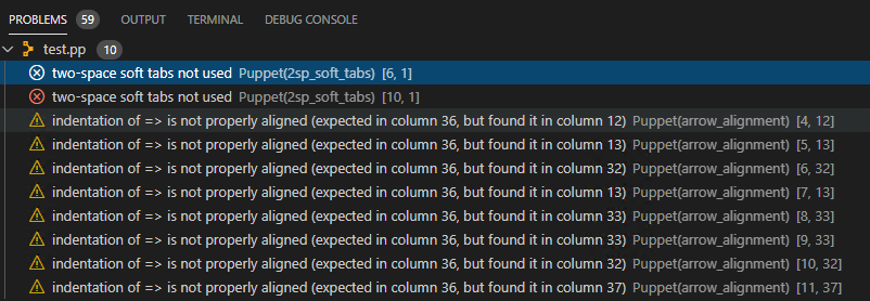Format document is not working · Issue #706 · puppetlabs/puppet-vscode · GitHub