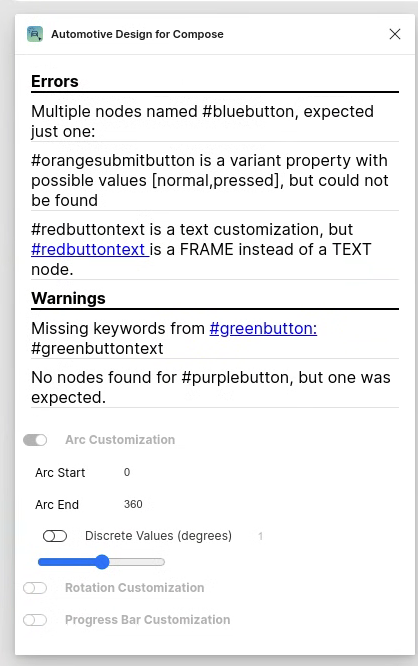 Plugin's Check Document for Errors window shows rotation controls · Issue #83 · google ...