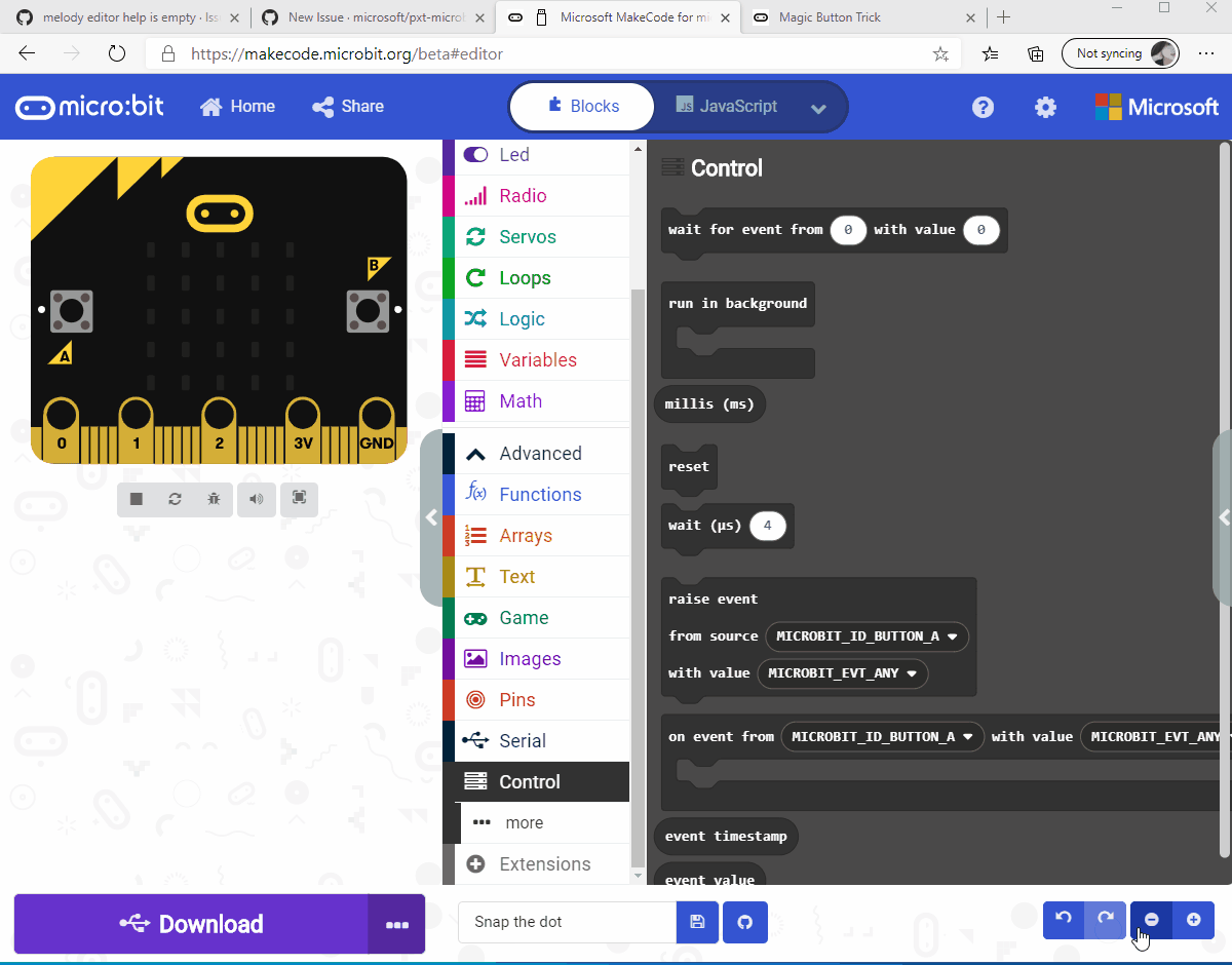 Some control blocks' help are empty · Issue #3090 · microsoft/pxt-microbit · GitHub