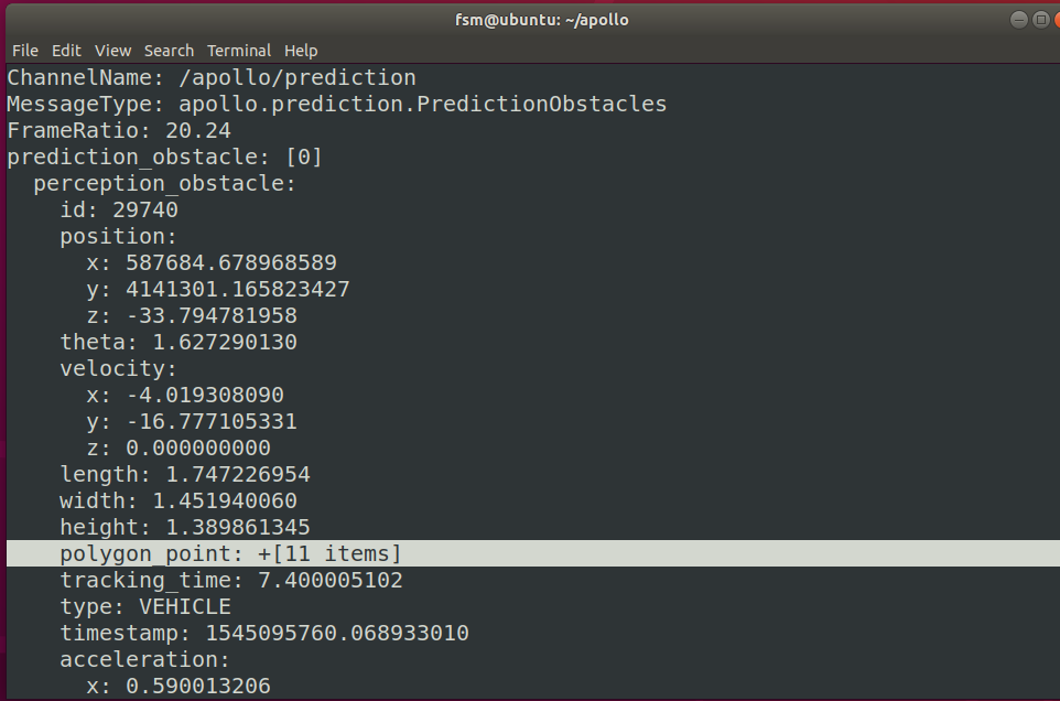 预测模块protobuf的数据结构问题 · Issue #14921 · ApolloAuto/apollo · GitHub