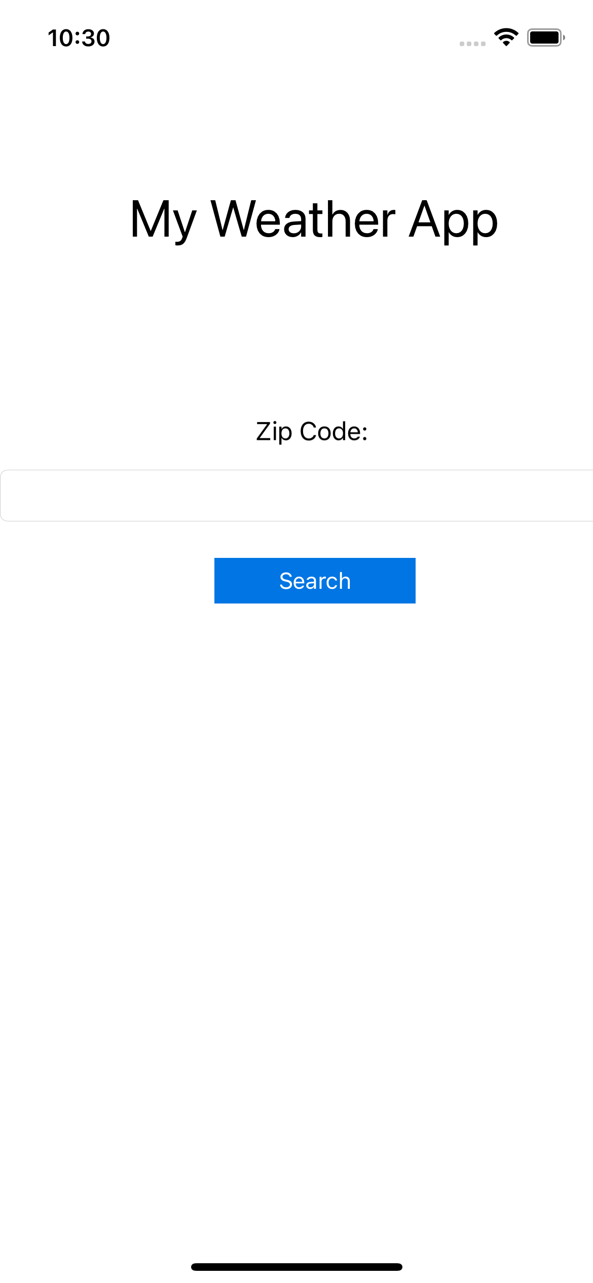 GitHub - tpetts/iOS-Weather-App: iOS Weather application. A user can ...