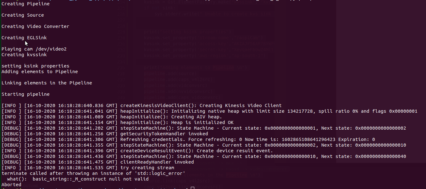 Issue 591 · Awslabsamazon Kinesis Video Streams Producer Sdk Cpp · Github