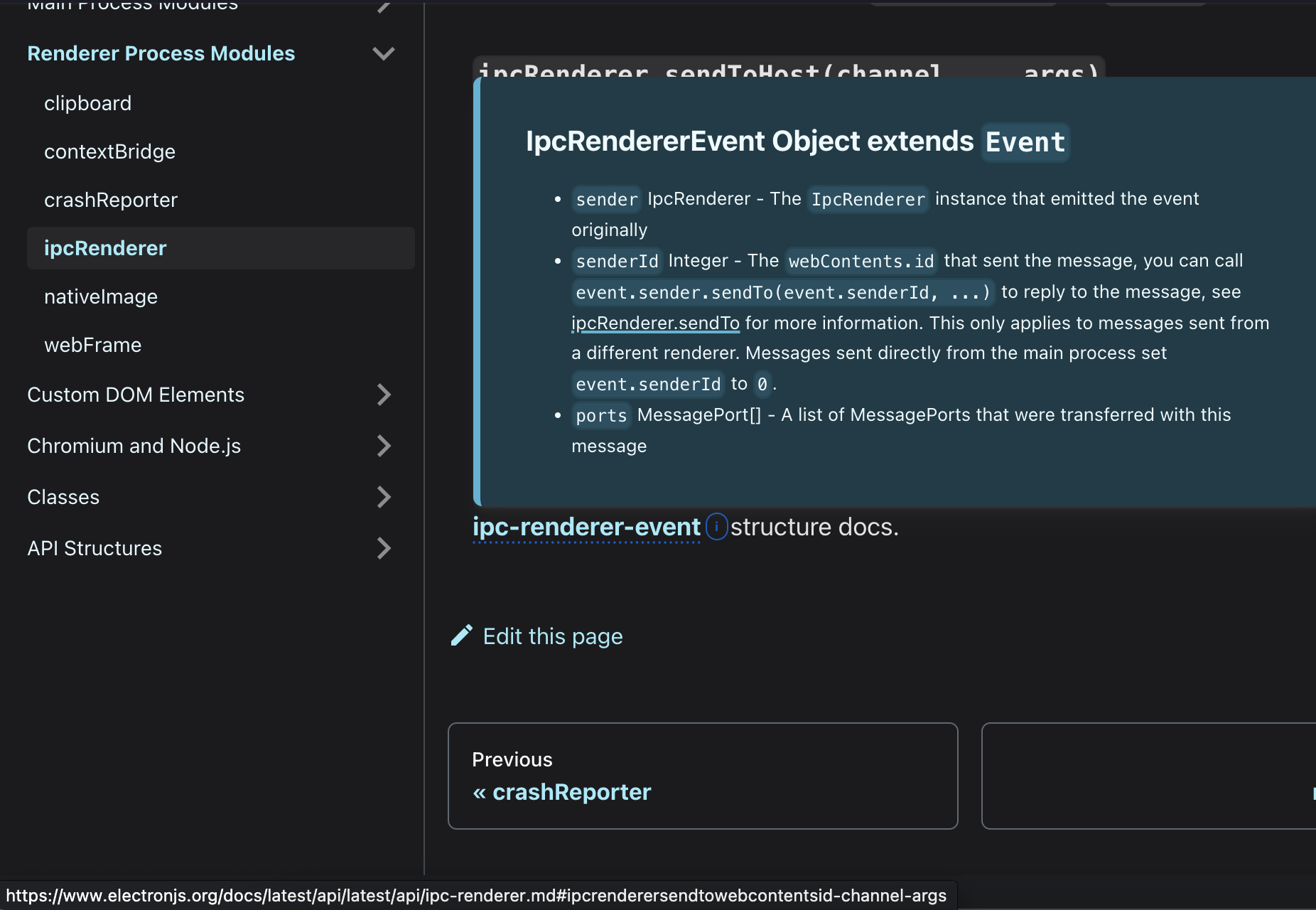 Links in API Structure Preview Are Broken · Issue #395 · electron/website · GitHub