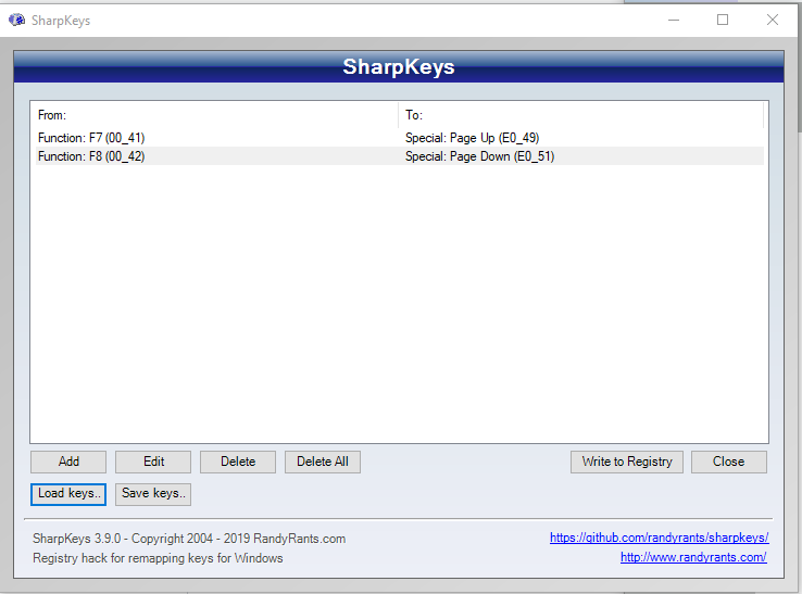 trouble remapping keys (Mac --> W10 (via. bootcamp)) · Issue #234 · randyrants/sharpkeys · GitHub