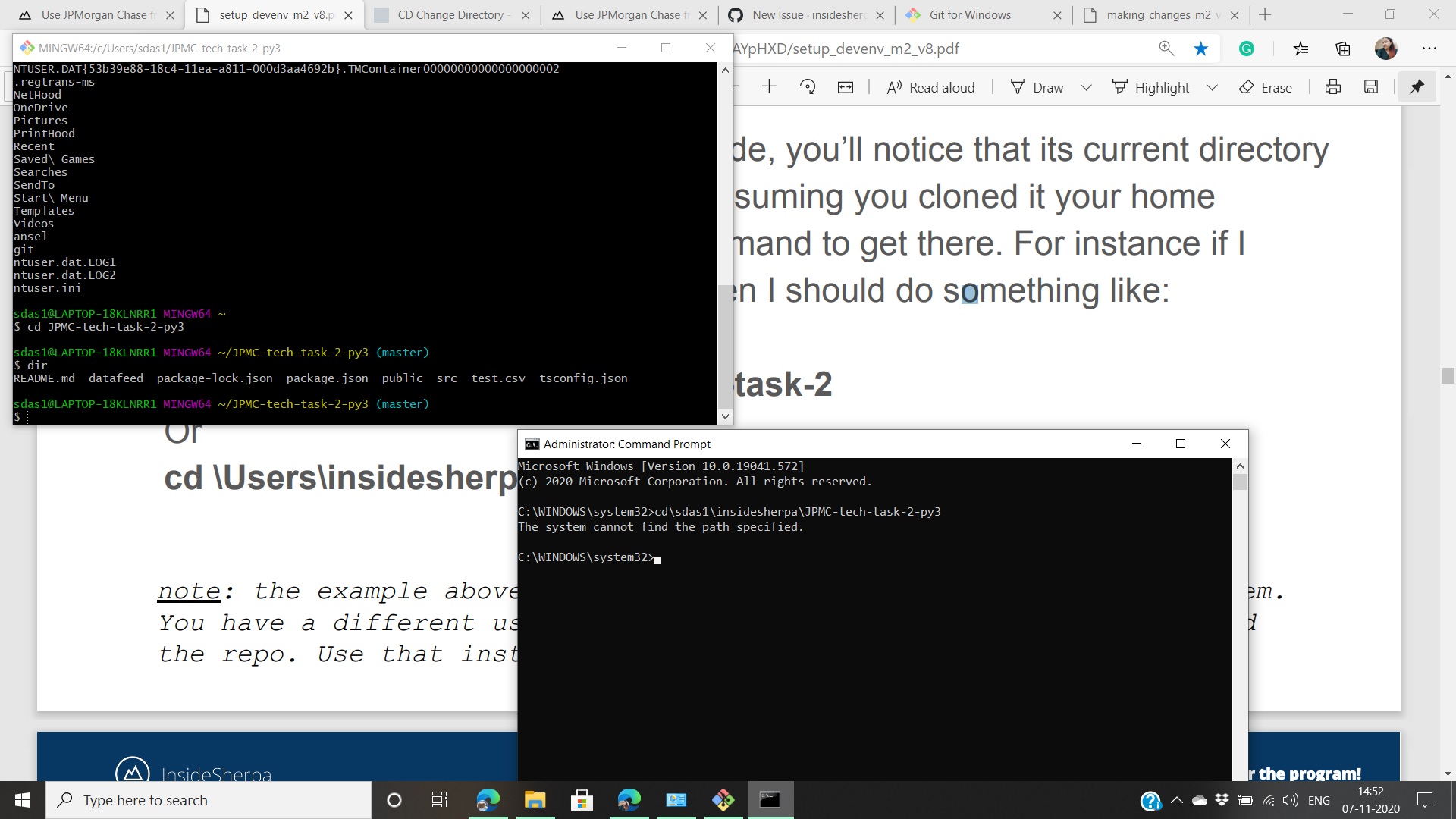 unable to clone the file · Issue #475 · insidesherpa/JPMC-tech-task-2-PY3 · GitHub