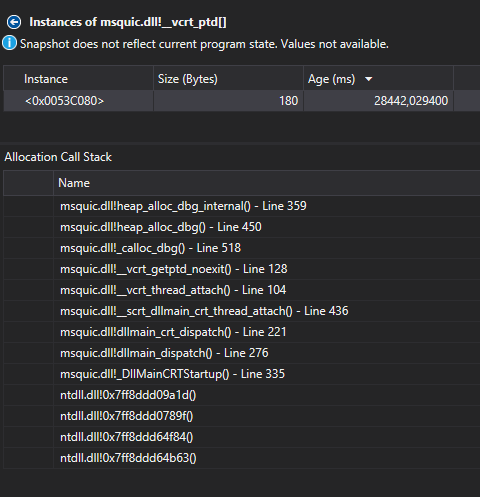 Memory leaks detected in MsQuicOpen2 function · Issue #2769 · microsoft/msquic · GitHub