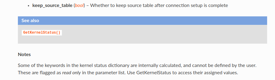 Kernel Parameter Documentation In Pynest Does Not Render Properly · Issue 1555 · Nestnest