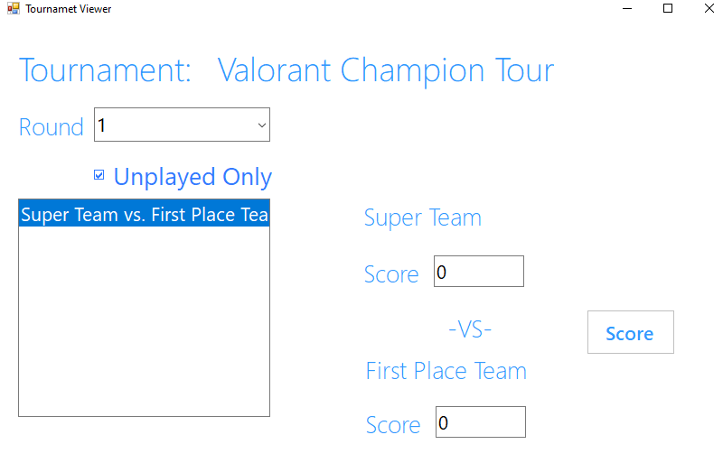 GitHub - brixtonLee/C-Sharp-Tournament-Tracker: Tournament Tracker ...