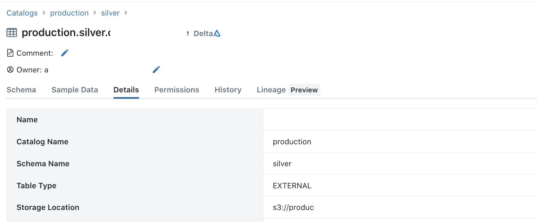 [QUESTION] Use table location to access a table defined in unity ...