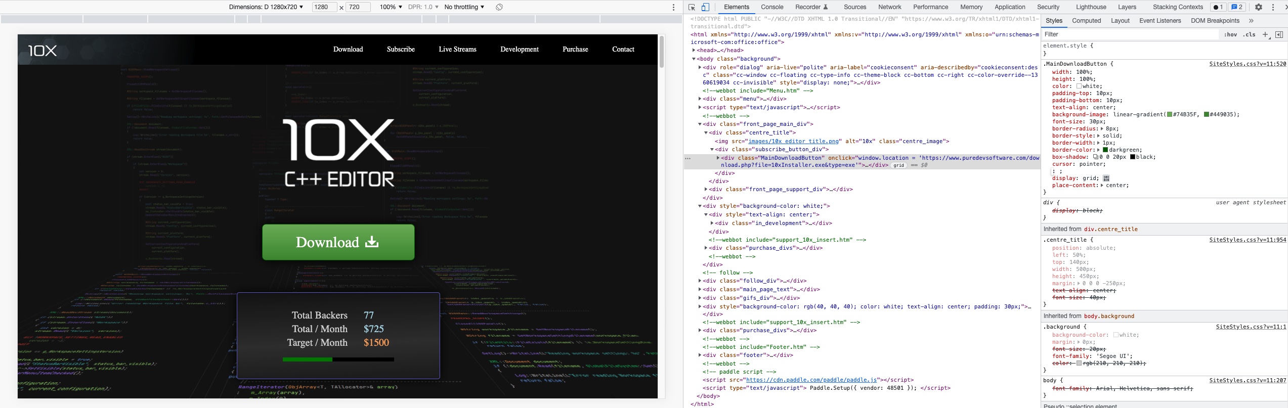 [WEBSITE] Minor visual issue on the home page · Issue #824 · slynch8/10x · GitHub